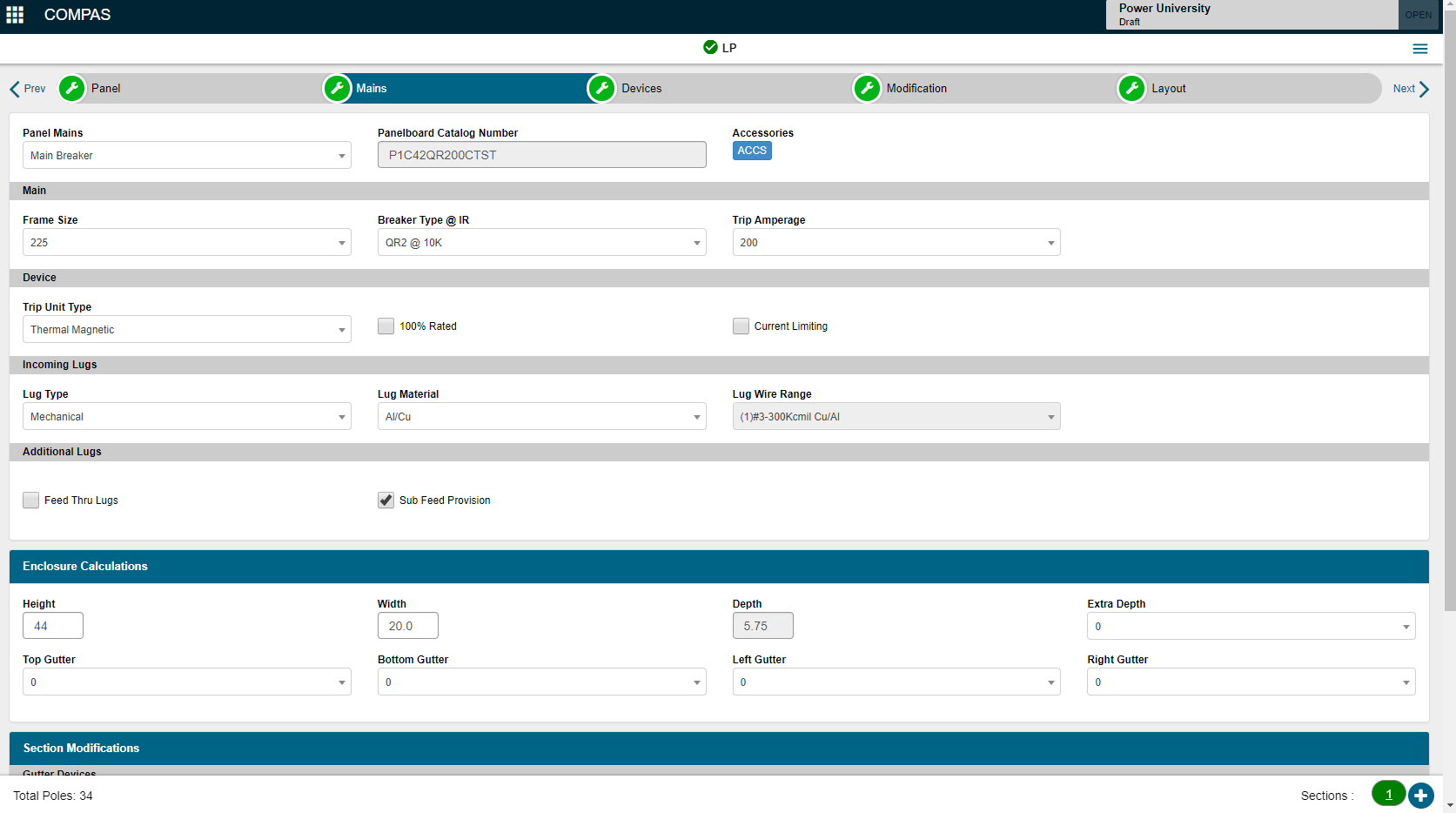 Quotation PLT : How do I add panelboard sections? - Publish Sandy Articles