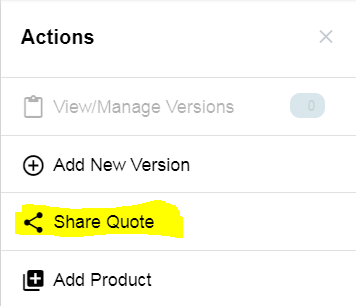 Quotation PLT : How to share quote with customers? - Publish Sandy Articles